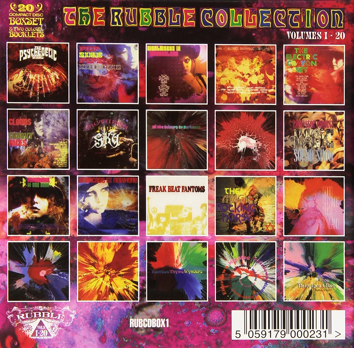 The Rubble Collection – Volume 1 To 5 in Vinyl – Rockzirkus-Blog